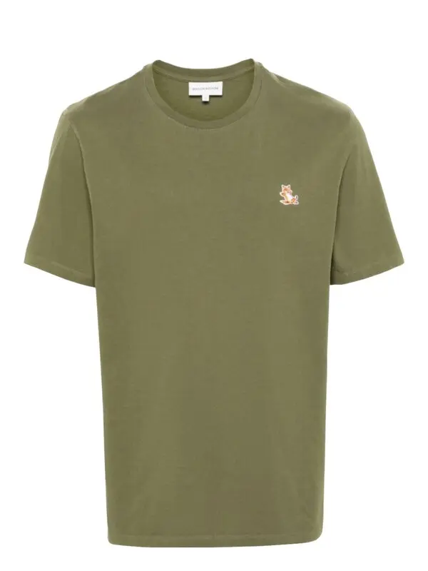 Maison Kitsuné Chillax Fox Short Sleeved T-shirt - Green