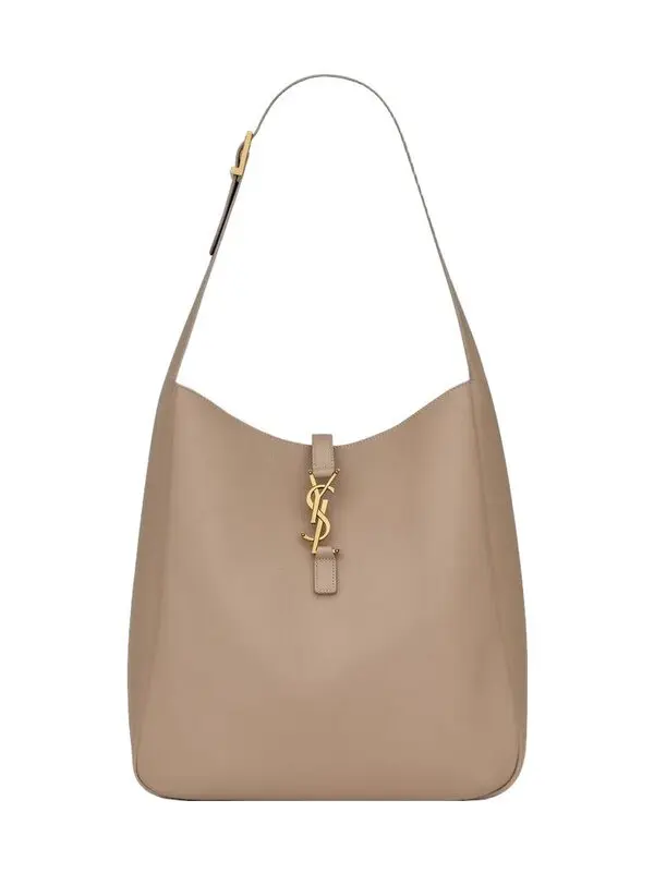 Saint Laurent Le 5 À 7 Large Shoulder Bag - Dark Gray