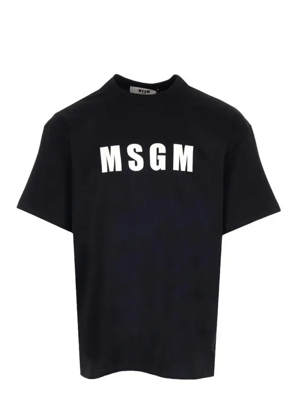 MSGM Logo Longline T-shirt - Black