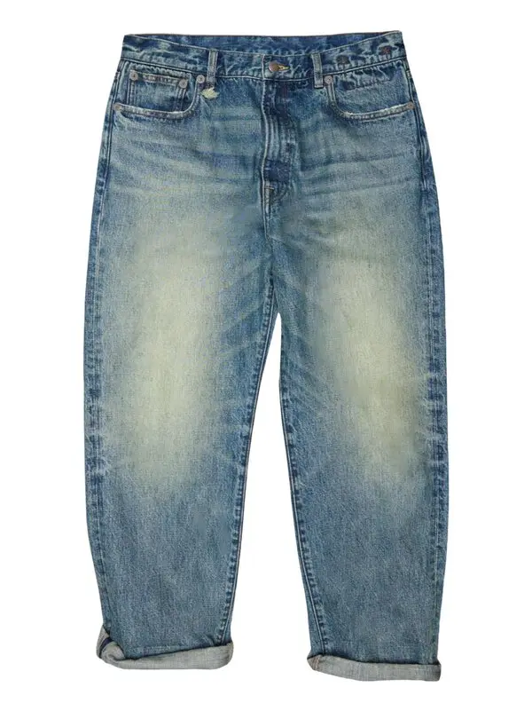 R13 Loose Fit Belt Loop Jeans - Gray
