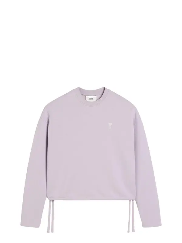 AMI Paris De Coeur Sweatshirt - Lavender