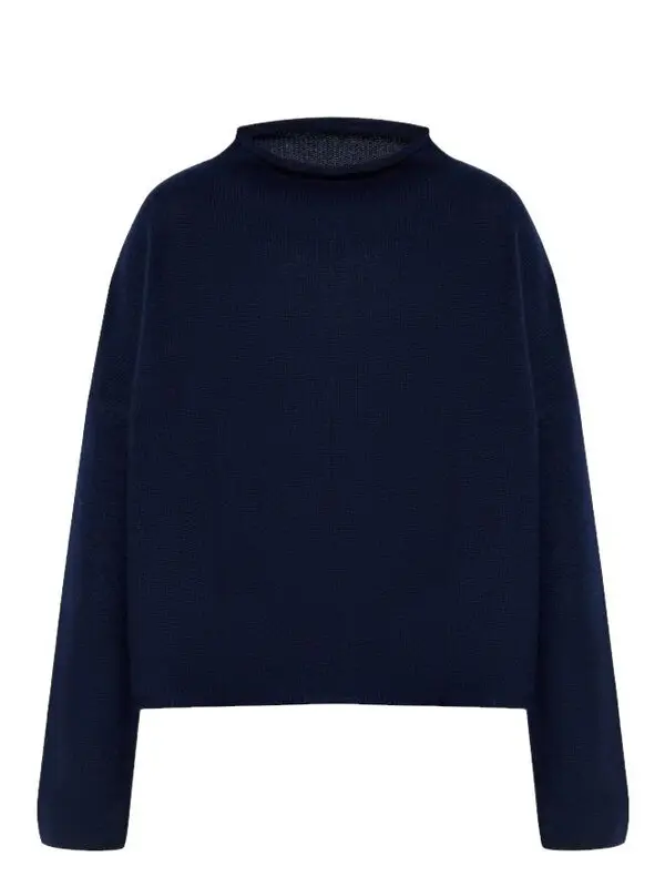 LISA YANG Sandy Turtleneck Sweater - Navy
