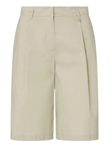 Liu Jo Poplin Bermuda Shorts - Grey