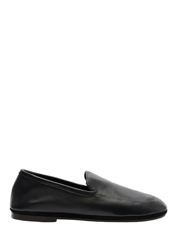 LEMAIRE Outdoor Leather Slip-on Shoes - Black