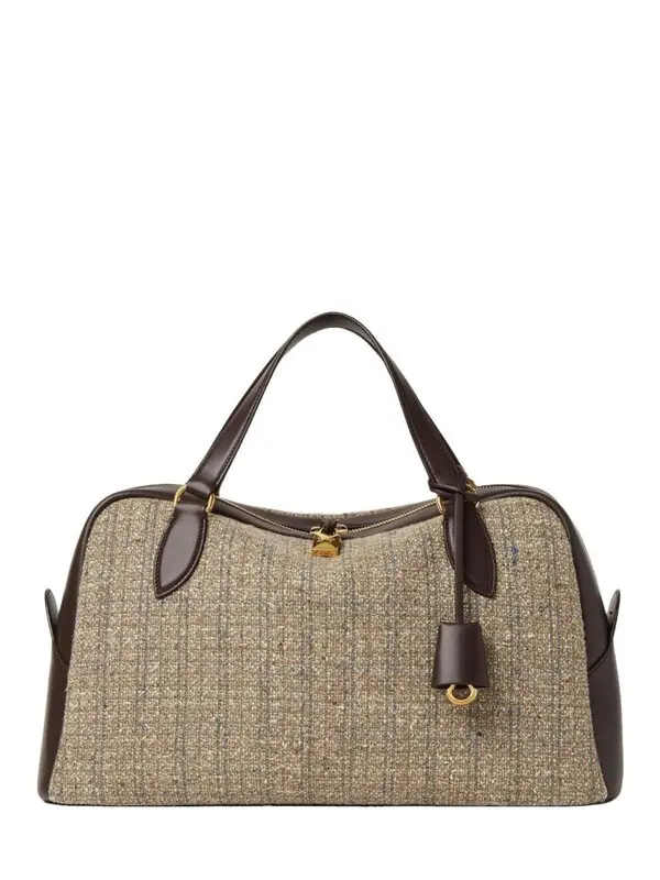 Loro Piana Needle Medium Handbag - Nude