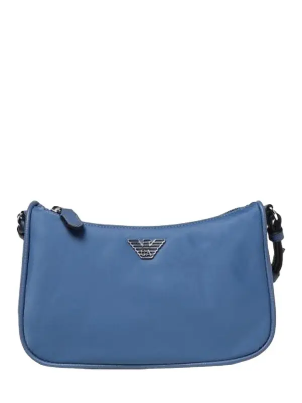 Emporio Armani Logo Strap Shoulder Bag - Blue
