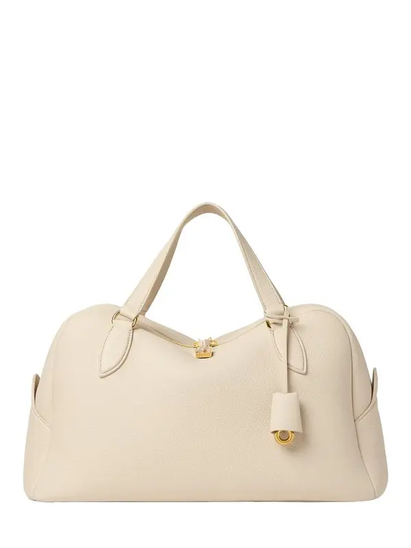 Loro Piana Needle Medium Handbag - Nude