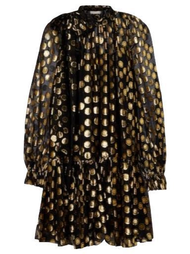 Ulla Johnson Embroidered Jacquard Mini Dress - Black