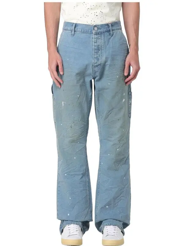 PURPLE BRAND Copper Plate Workwear Pants - Blue