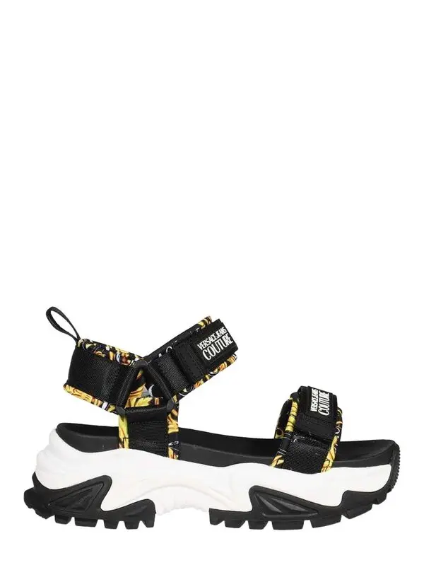 Versace Hiker Chunky Sandals - Black