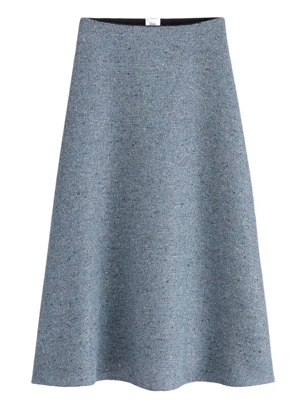 Dior Mid-length Flared Skirt - Gray
