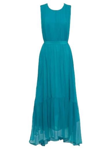 Ulla Johnson Silk Chiffon Mid-length Dress - Green