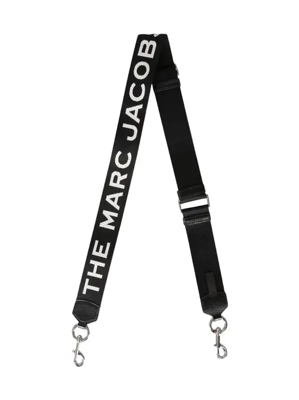 Marc Jacobs Logo Webbing Bag Strap - Black