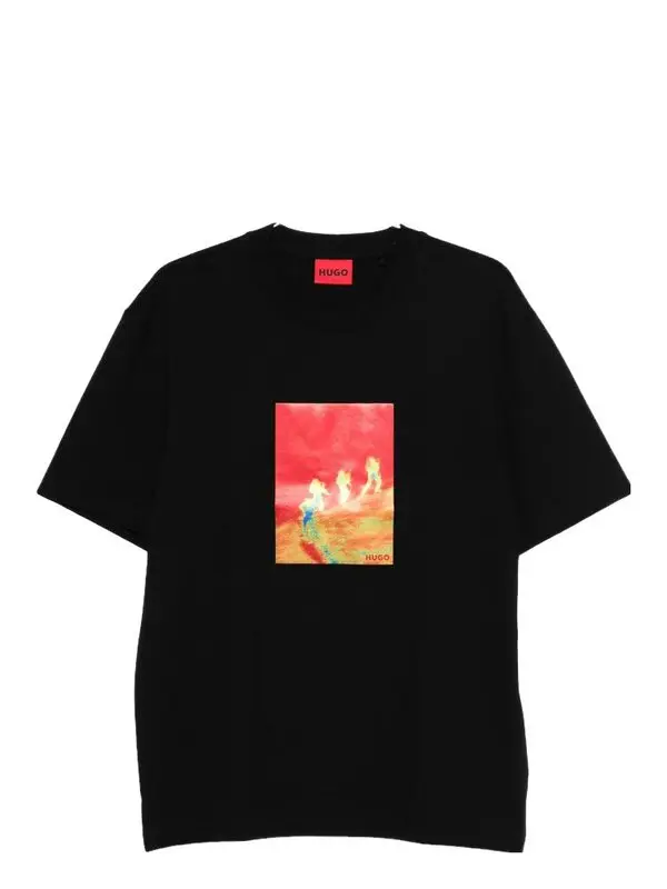 Hugo Boss Graphic-print T-shirt - Black