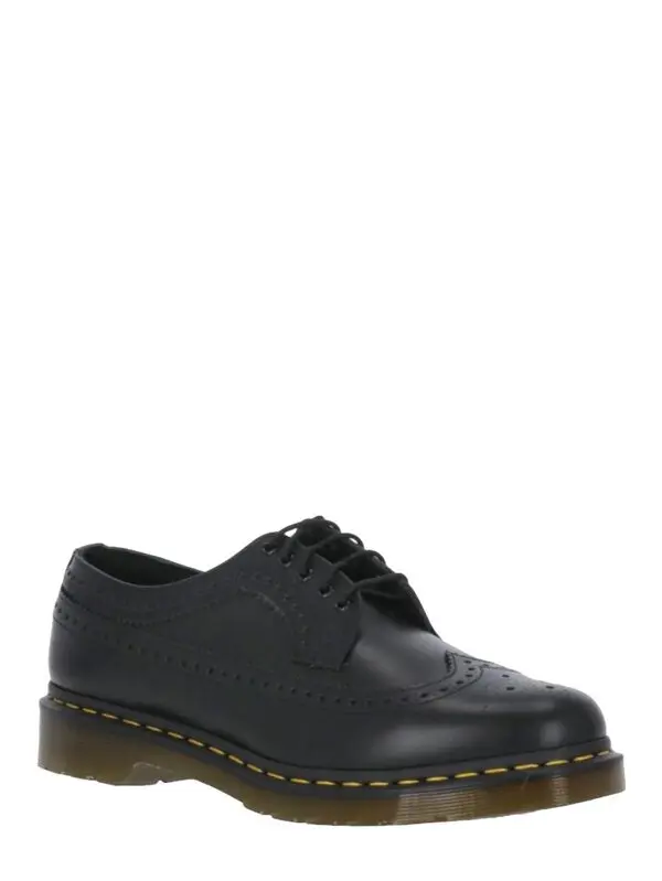 Dr. Martens Round Toe Lace Up Brogues - Green