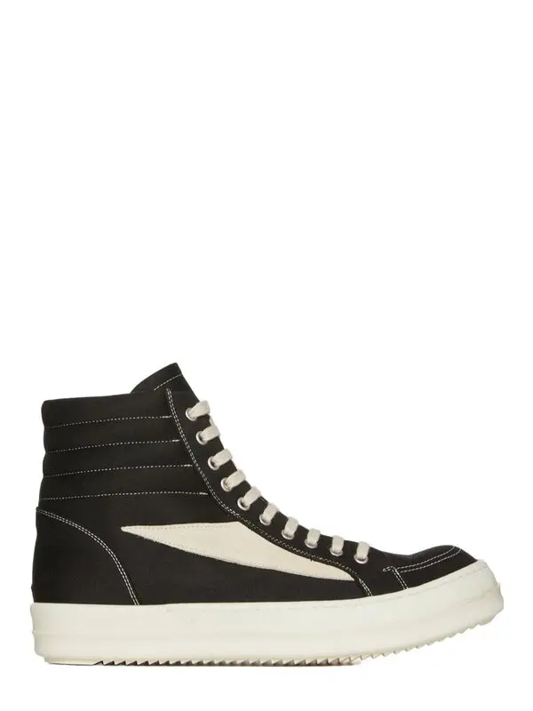 Rick Owens High Top Lace-up Sneakers - Black