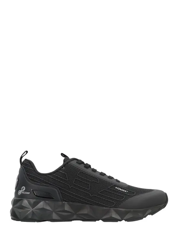 EA7 Ultimate Kombat Lace-up Sneakers - Black