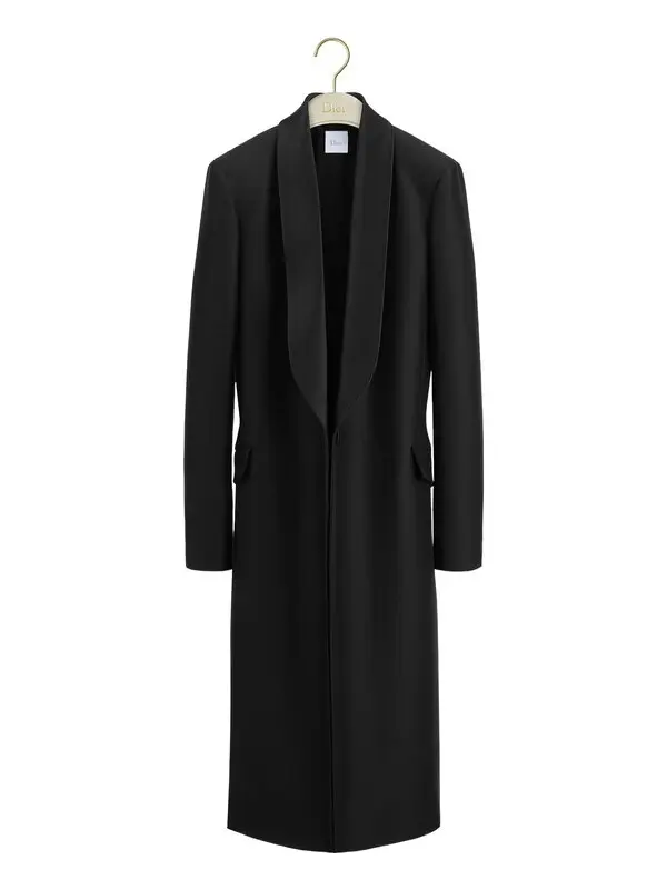 Dior Long-sleeved Coat - Black
