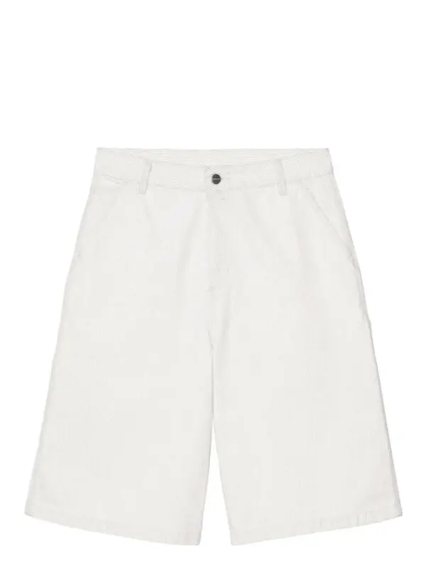 Carhartt Work In Progress Mercer Stripe Single Knee Short - Graphite/wax (bleached)