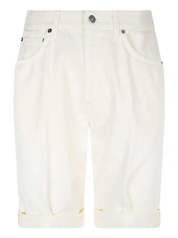 DONDUP Jeans Denim Shorts - White
