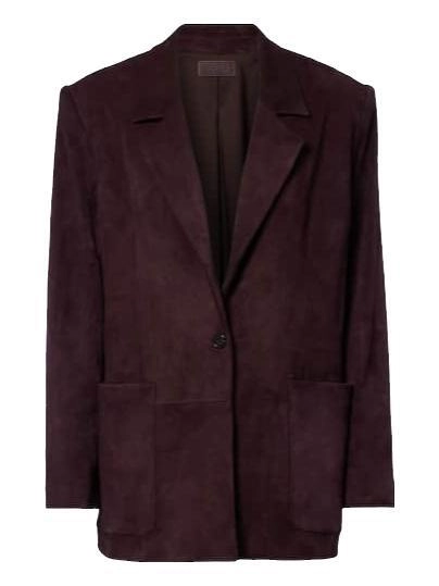 Stouls Berliner Suede Blazer - Black