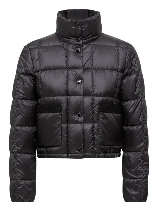 Moncler Jarcieu Quilted Cropped Jacket - Black