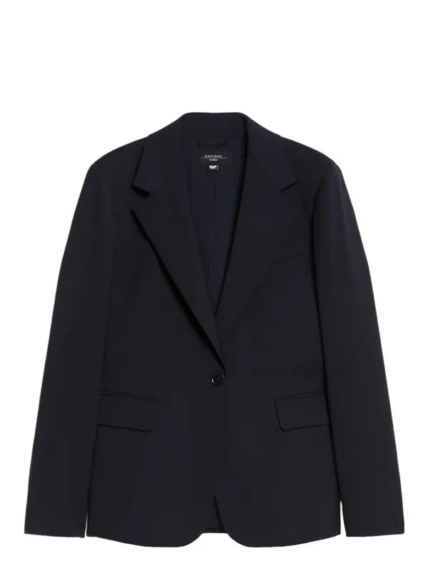 Max Mara Lamine Single-breasted Jacket - Black