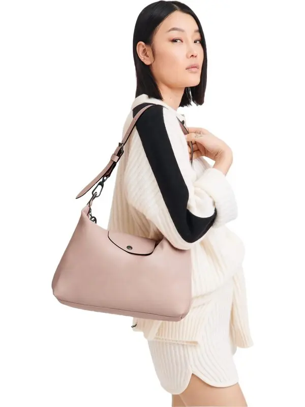 Longchamp Le Pliage Extra M Shoulder Bag - White