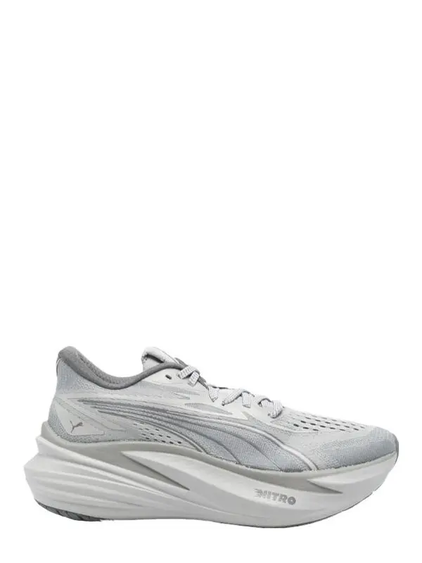 PUMA Magmax Nitro 2 Perforated Lace-up Sneakers - Gray