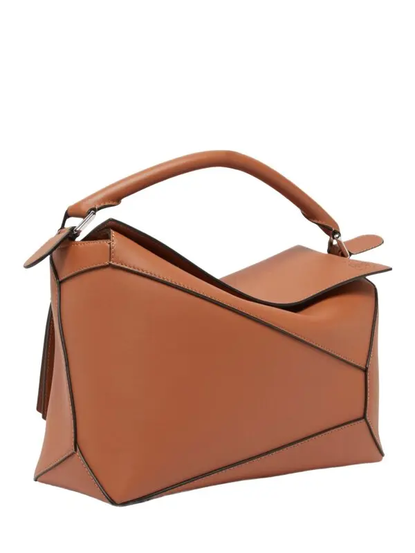 Loewe Puzzle Edge Shoulder Bag - Tan