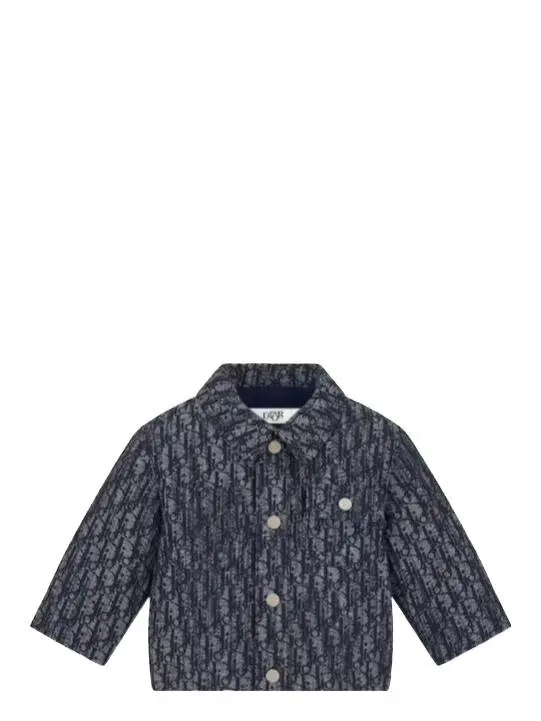 Dior Monogrammed Jacket - Blue