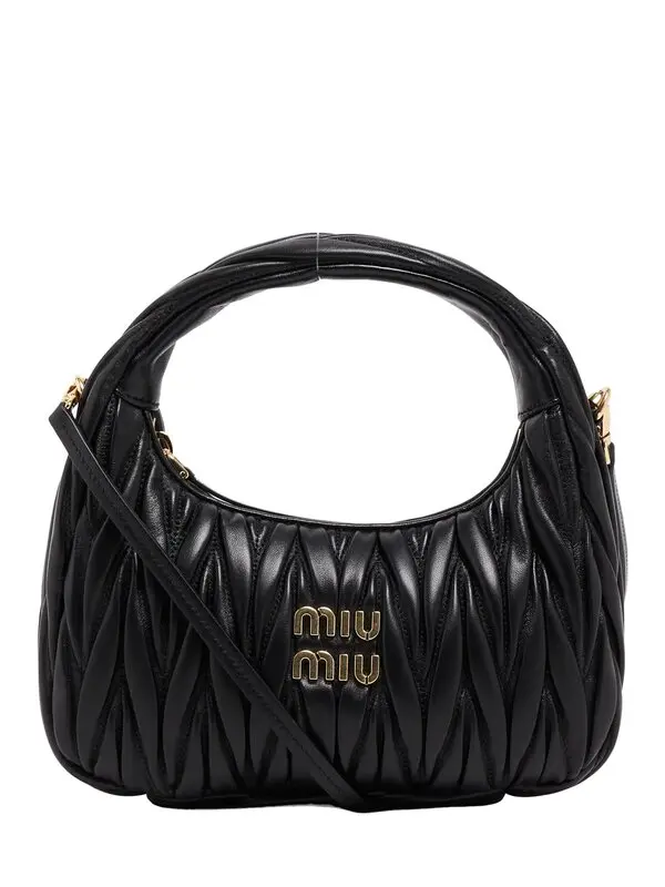 Miu Miu Wander Shoulder Bag - Black