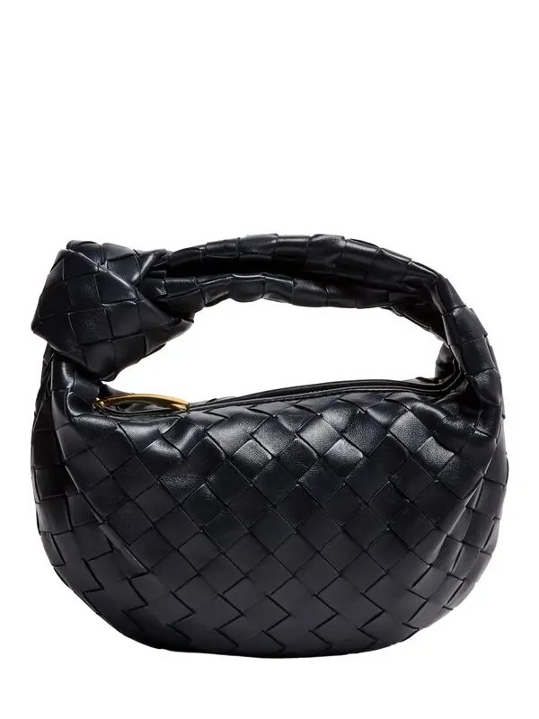 Bottega Veneta Mini Jodie Top Handle Bag - Black
