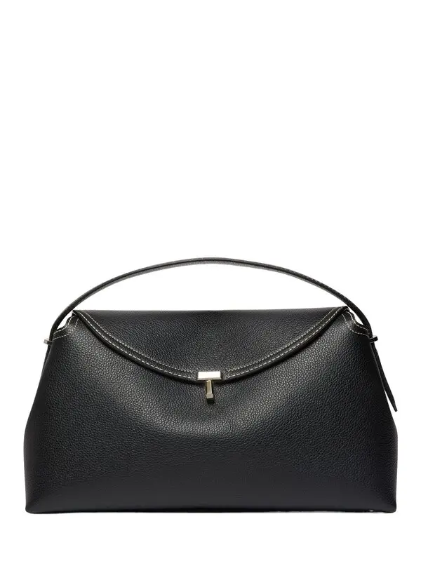 TOTEME T-lock Shoulder Bag - Black