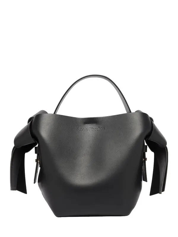 Acne Studios Logo Shoulder Bag - Black