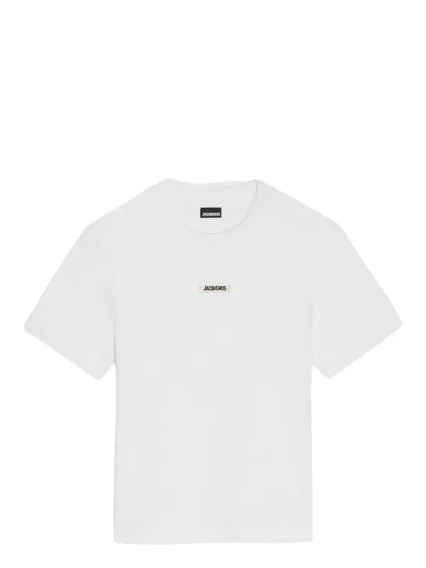 Jacquemus Crewneck T-shirt With Embroidered Logo - White