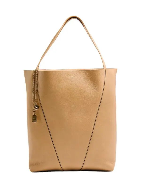 Chloé Spin Large Tote Bag - Nude
