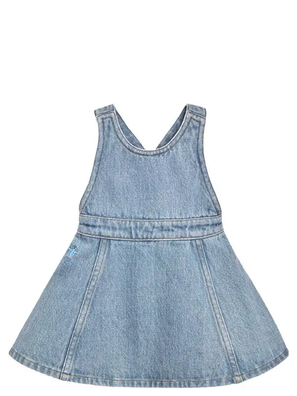 Dior Denim Pinafore Dress - Blue