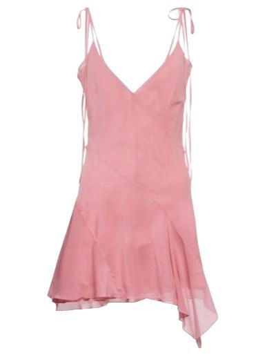 KNWLS Spira Bias-cut Silk-blend Slip Dress - Pink