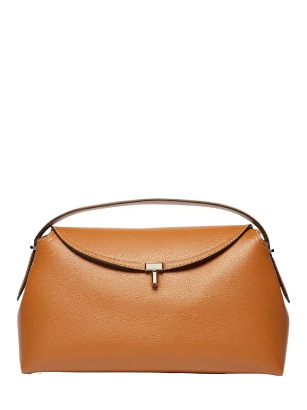 TOTEME T-lock Shoulder Bag - Brown