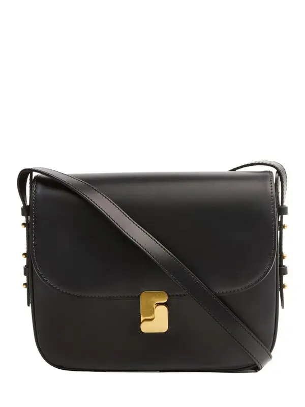 Soeur Flap Shoulder Bag - Black