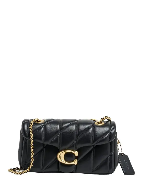 COACH Tabby Shoulder Bag 20 Quilted Leather - Black