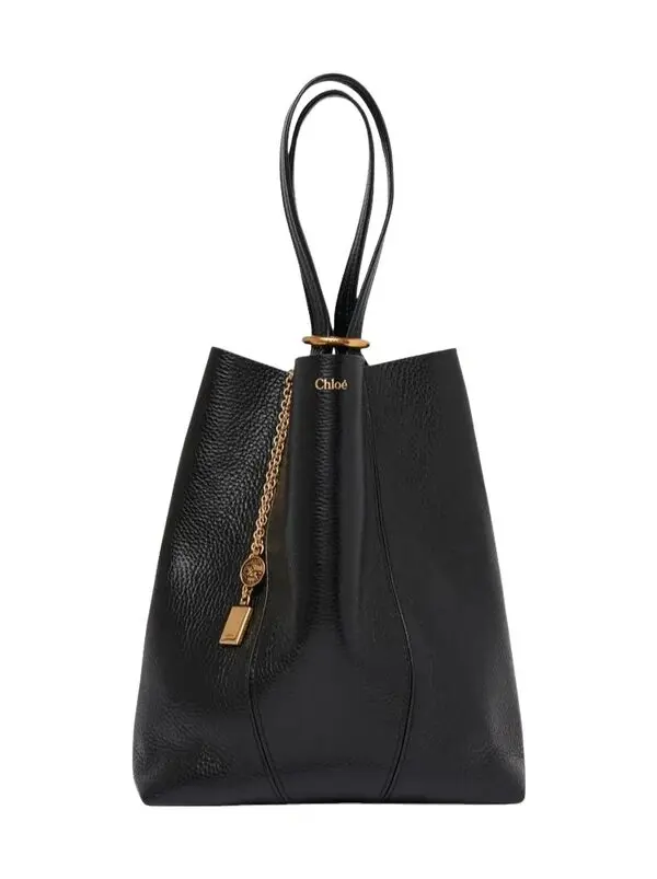 Chloé Spin Shoulder Bag - Black