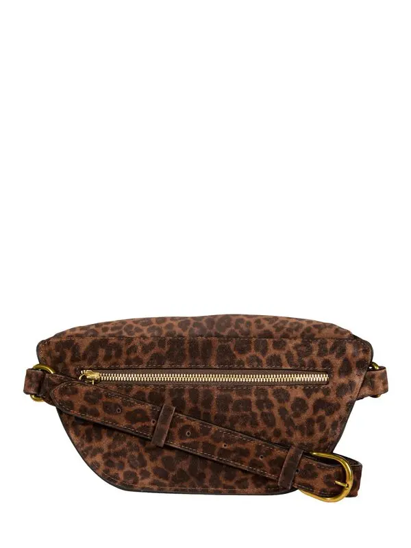 Jérôme Dreyfuss Lino Leopard Print Belt Bag - Brown