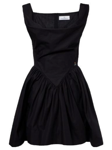 VIVIENNE WESTWOOD Sunday Cotton Mini Dress - Black