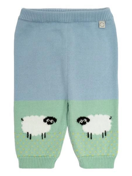 Stella McCartney Elastic Waist Knitted Pants - Blue
