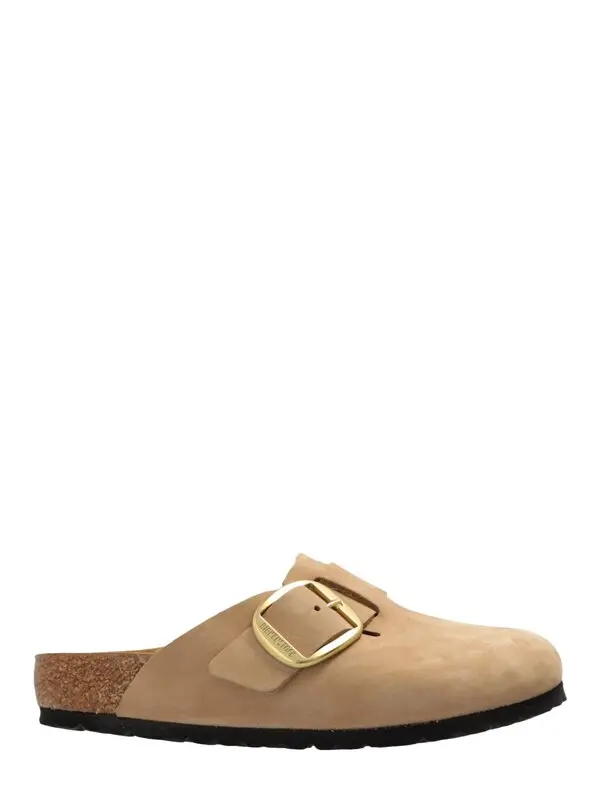 BIRKENSTOCK Logo Muller Clogs - Brown