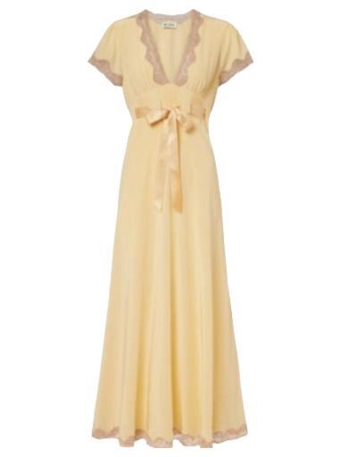 Rixo Marlice Lace-trimmed Silk Maxi Dress - No
