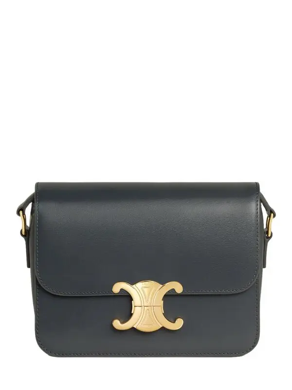Celine Teen Triomphe Shoulder Bag - Gray