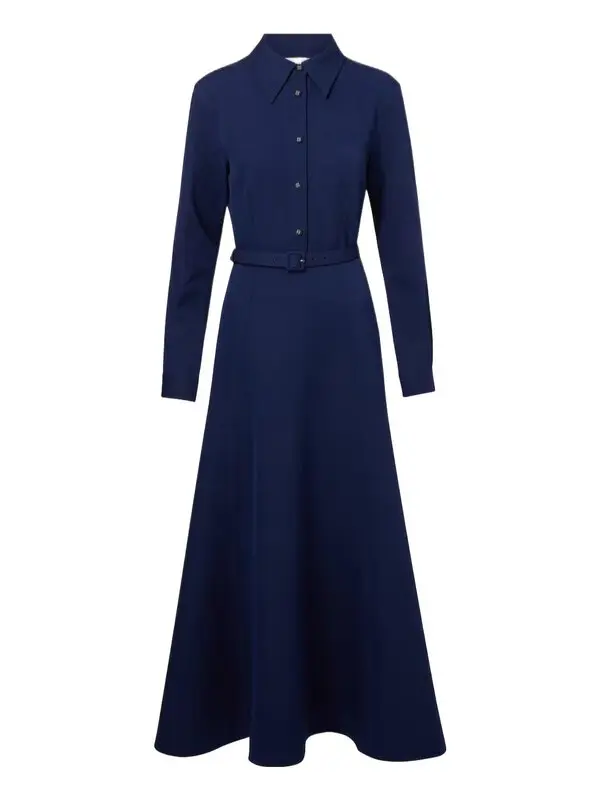 Roland Mouret Belted Shirt Dress - Black